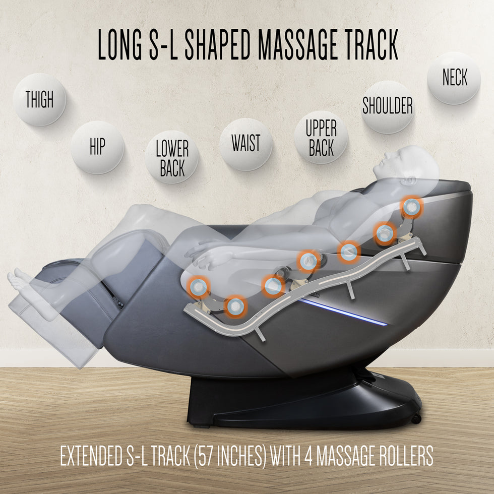 Jasper Full Body Massage Chair - New SL-Track Massage Chair - RELAXONCHAIR